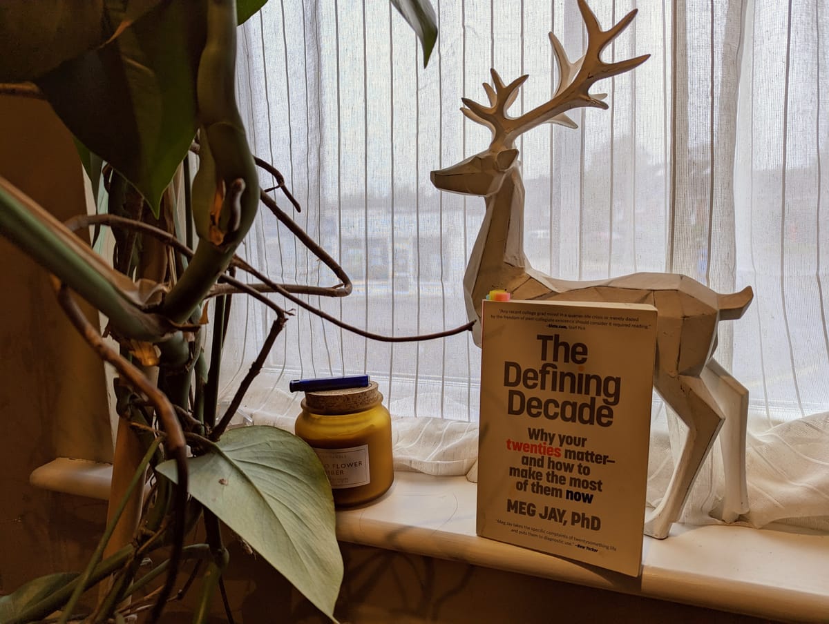 Book review: Meg Jay - The Defining Decade | Dispatch 12